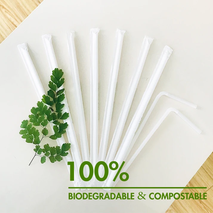 Corn Starch 100% Biodegradable Pla Drinking Straw - Buy Corn Starch ...