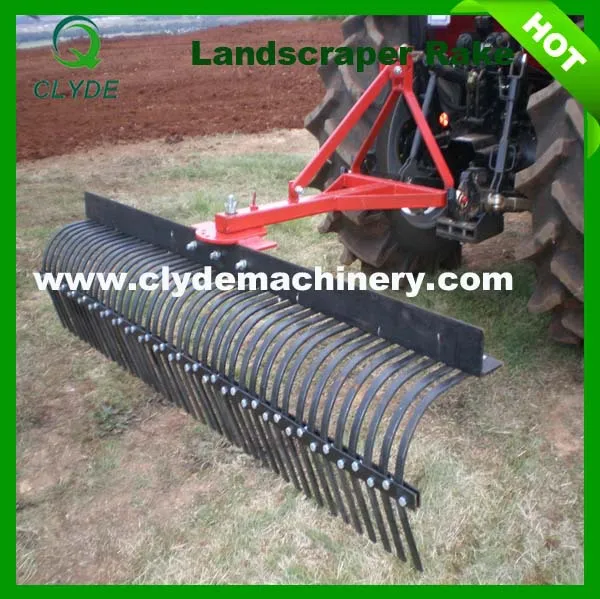 Farm Machinery 3 Point Hitch Land Leveler Rake Hay Rake - Buy 3 Point ...