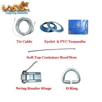 20ft 40ft Steel Cord Open Top Container Tir Cable - Buy Container Tir ...