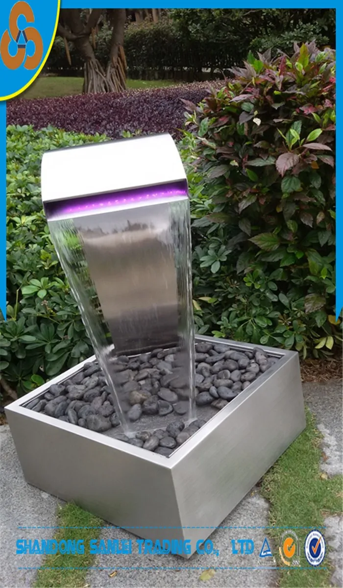Stainless Steel Waterfall,Stainless Steel Water Fountain - Buy ...