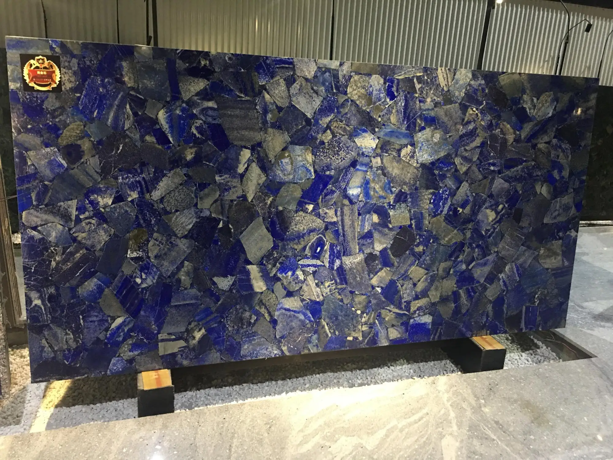 Artificial Lapis Lazuli Slab Union Stone Kitchen Countertop Price ...