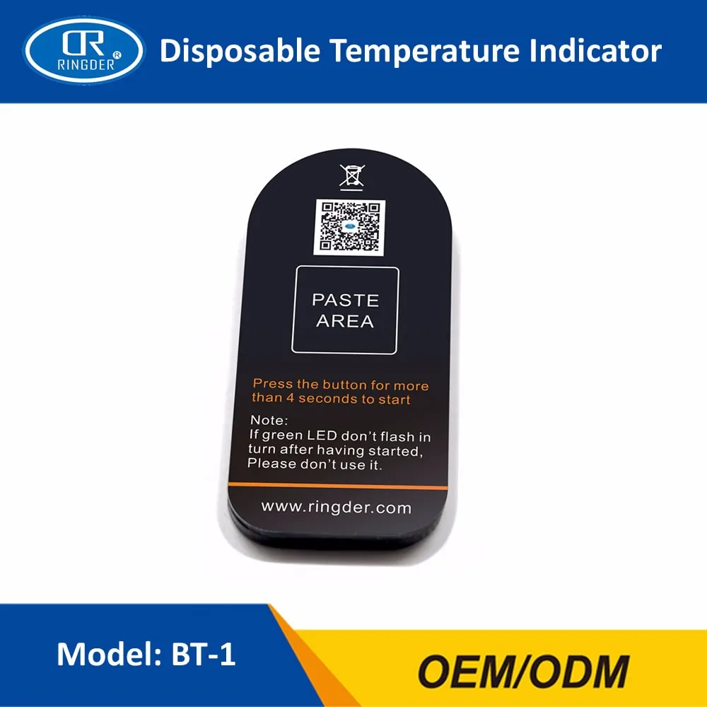 Ringder Bt-1 Disposable Temperature Indicator For Blood And Vaccine ...