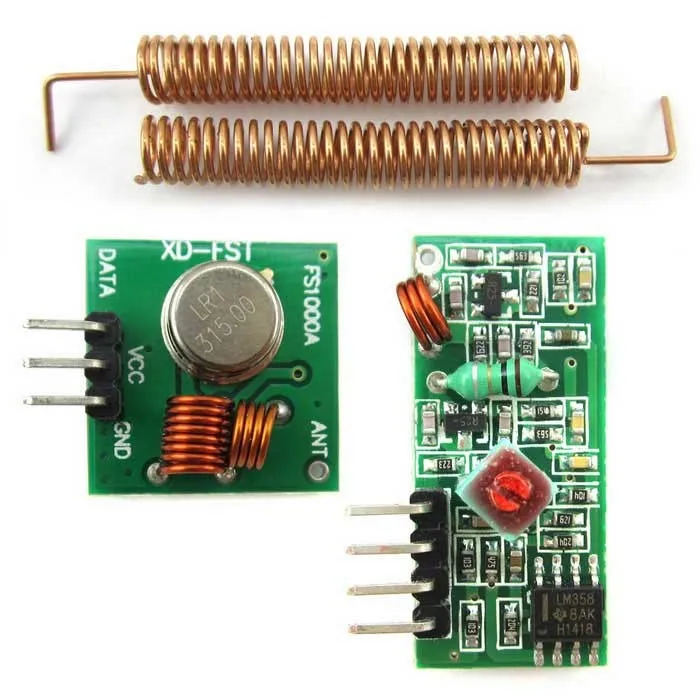 315mhz Wireless Rf Transmitter + Receiver Module - Buy 315m Wireless ...