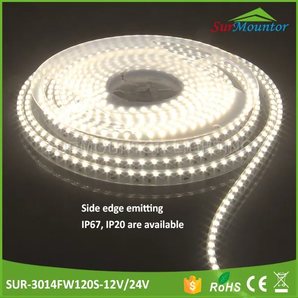 3014 Side Emitting Led Strip Light Waterproof Outdoor Ce Rohs Approval ...