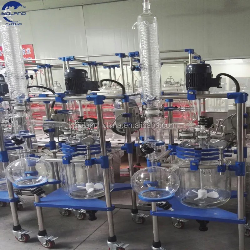 Chemistry 50l Vacuum Distillation Glass Reactor With Chiller - Buy ...