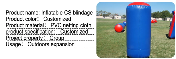 Tactical Paintball Inflatable Bunker Product and Set for Cs Games ...