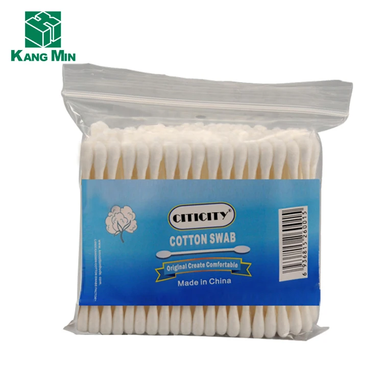 Free Sample100 Pcs Paper Stick 2 Tips Cosmetic Cotton Swab Buds - Buy ...