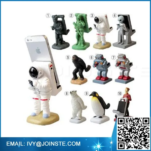 Funny Design Frog Smart Phone Holder,Desktop Decor Ceramic Cell Phone ...