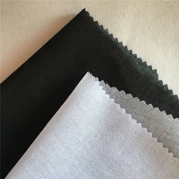 5850tc Interlining Cotton Woven Buckram Interlining For Shirt Collar ...