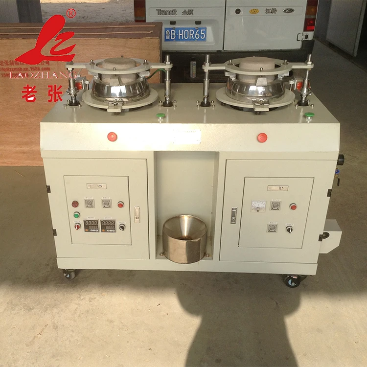 High Efficiency Double-Head Hat Blocking Machine by Laozhang