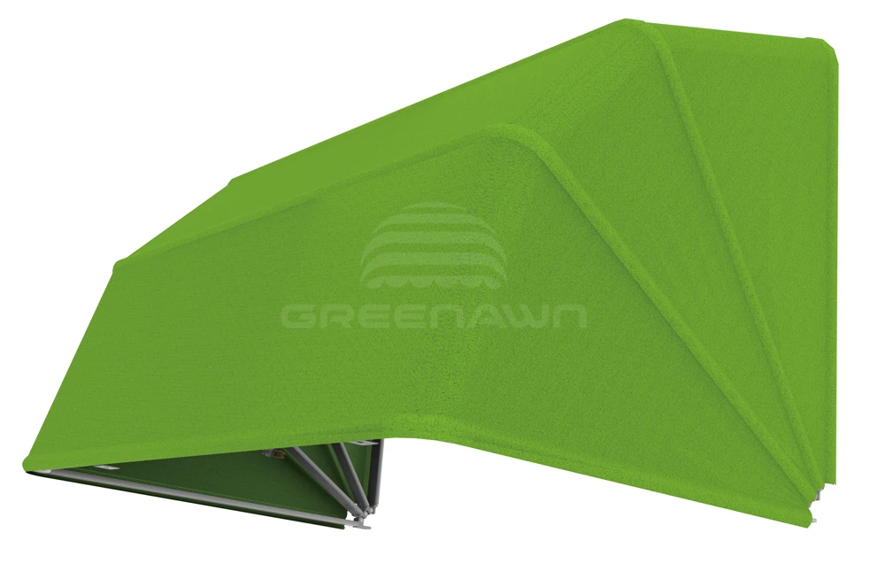 Aluminum Retractable Dome French Window Awnings and Dutch Window Canopy ...