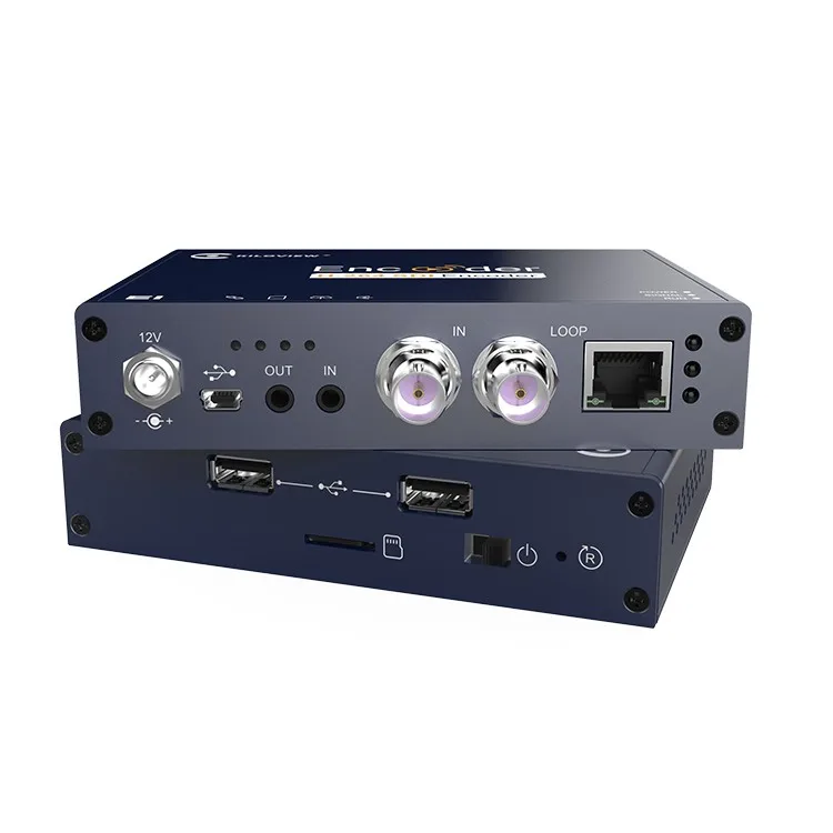 High Quality Sdi To Iptv Video Transcoder For Tv Production Encoder ...