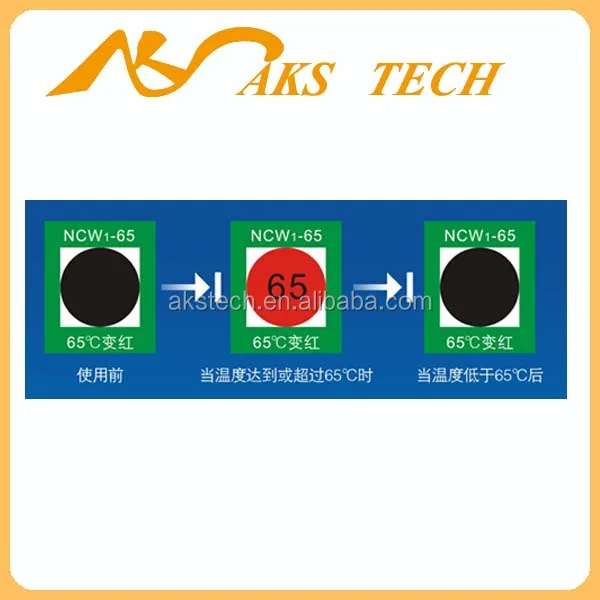 Custom Color Change Heat Sensitive Temperature Label Indicator Sticker ...