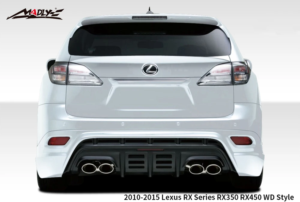 Rear Bumper for 2010-2015 Lexus RX WD Style Body Kits