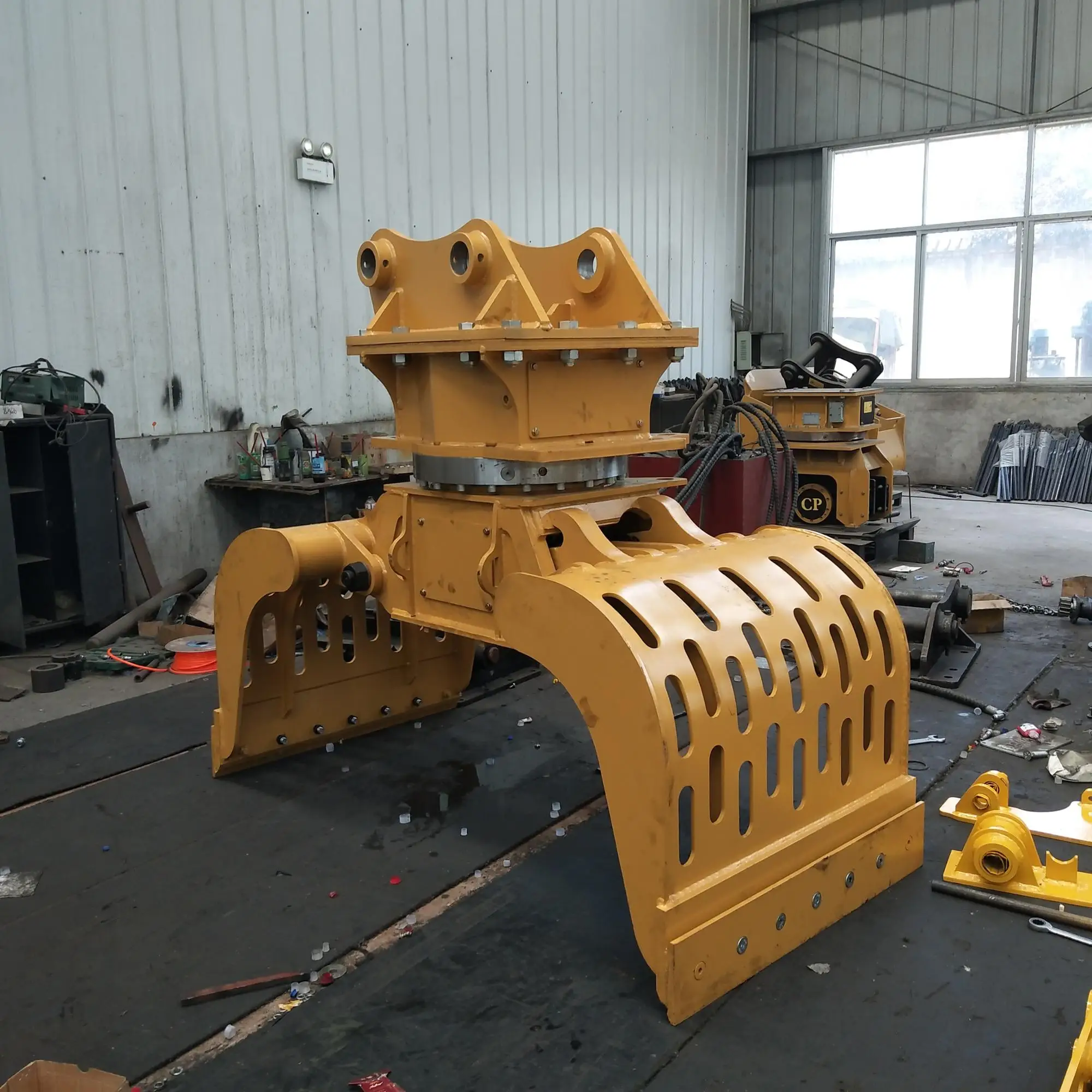 Hydraulic Demolition Sorting Grab Selector Grapple for 3-40t Excavator ...