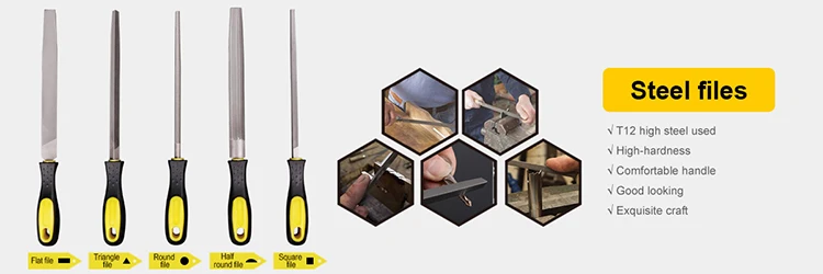 8 Inch Double Cut Flat Bastard File - Jinfeng Steel Tool