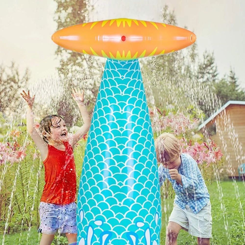 Lc Huge Inflatable Mermaid Tail Sprinkler | Premium Thick Eco-friendly ...