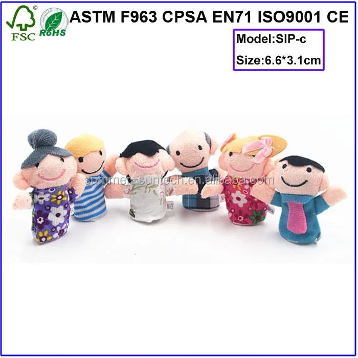 10 Styles Animals Plush Finger Puppet Stufffed Finger Puppet - Buy ...