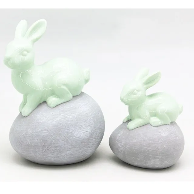 Rabbit Porcelain Show Pieces Ceramic Home Decoration For Home Decor ...