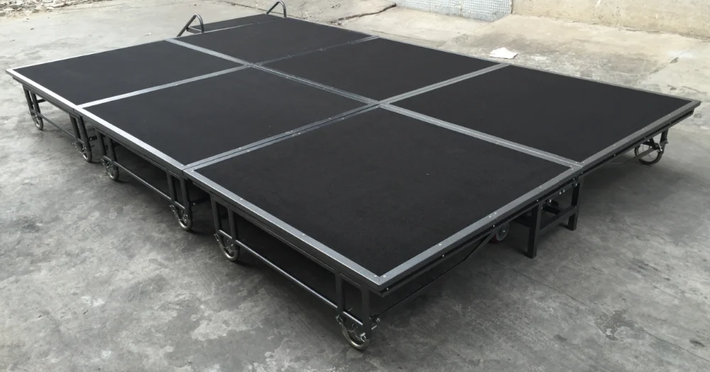 Mobile Portable Stage for Outdoor Events - DJ & Weddings