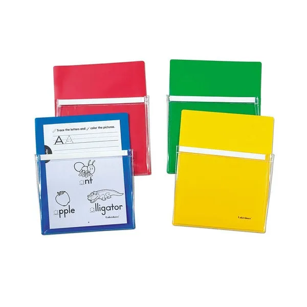 Learning Resources Magnetic Storage Pocket Paper Pocket Magnetic Photo ...