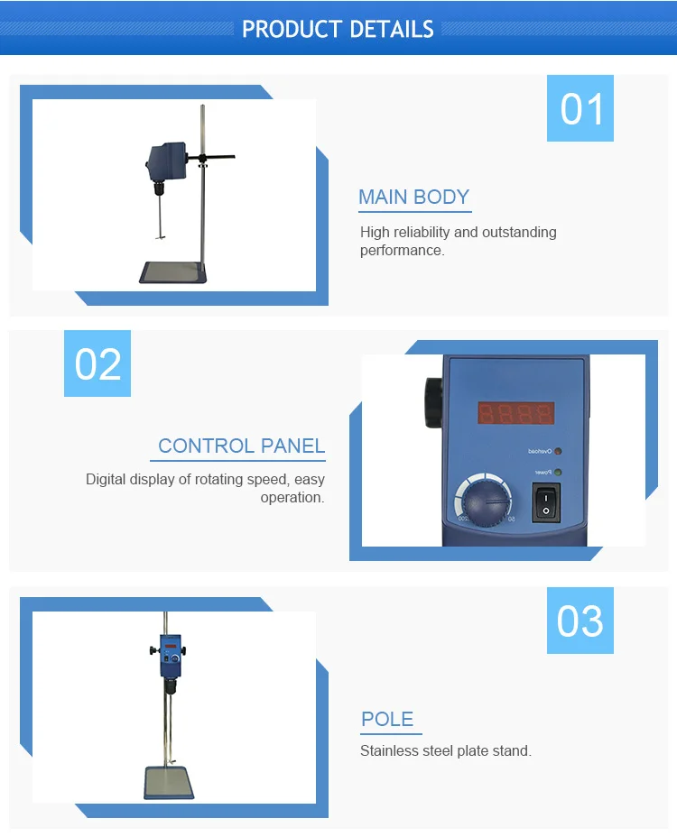 Normal Electric Powerful Digital Agitator Mixer Type Laboratory ...