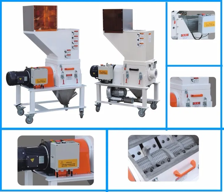 Low Speed Scrap Plastics Material Mill/crusher/granulator/shredder ...