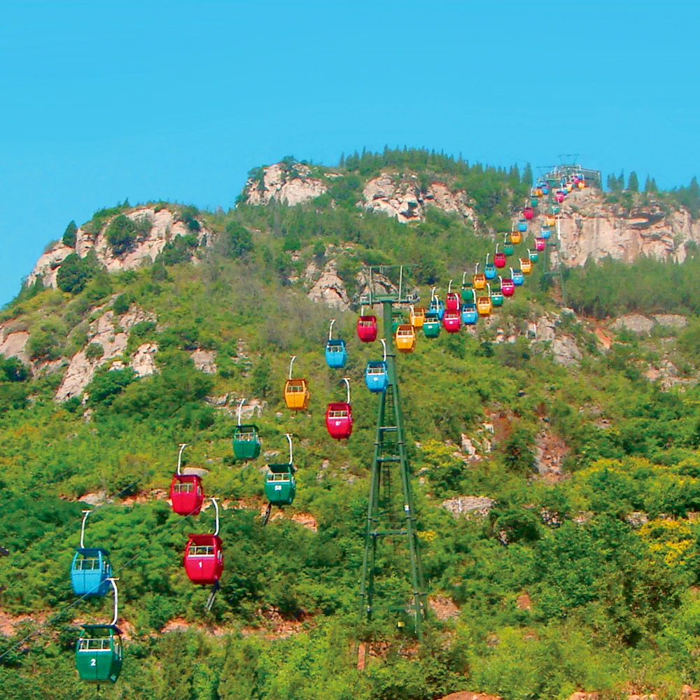 Ropeway Cableway Cable Car Mono-cable Continuously Circulating Fixed ...