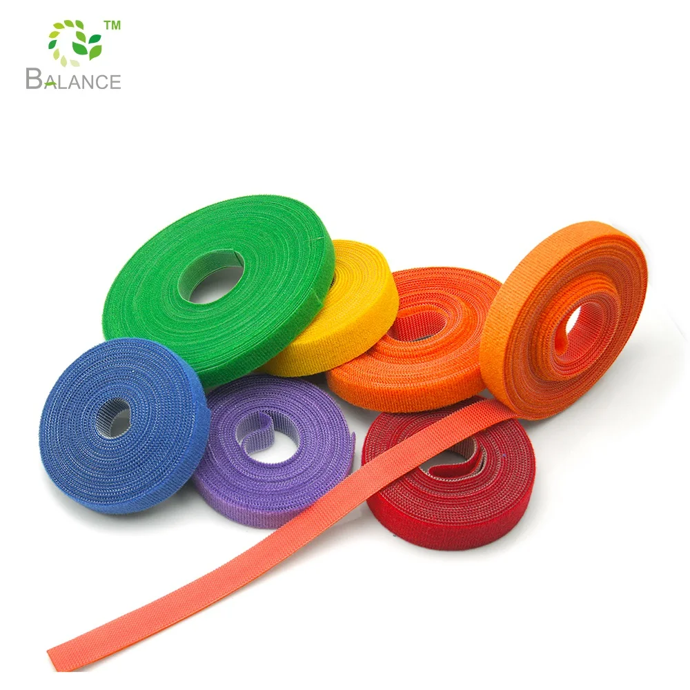 Nylon Polyester Fastener Back To Back Hook And Loop Cable Straps With ...