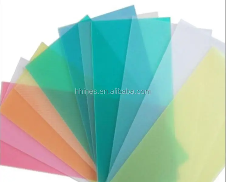 Transparent Pvc Plastic Sheet For Folders And Binders - Buy Printing ...