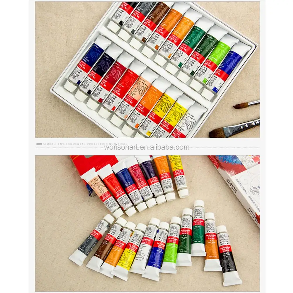 Drop Shipping Windsor Newton Oil Paints 12 /18 Color 12ml Painting Set ...