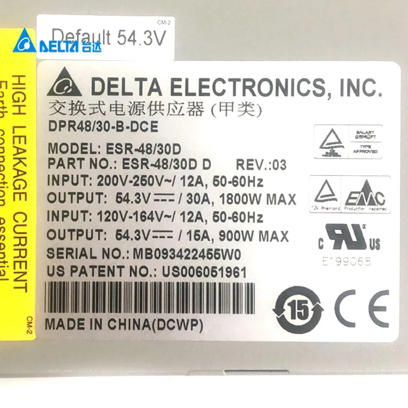 New And Original Esr-48/30dd Esr-48/30 48v 30a Rectifier Module Dc ...