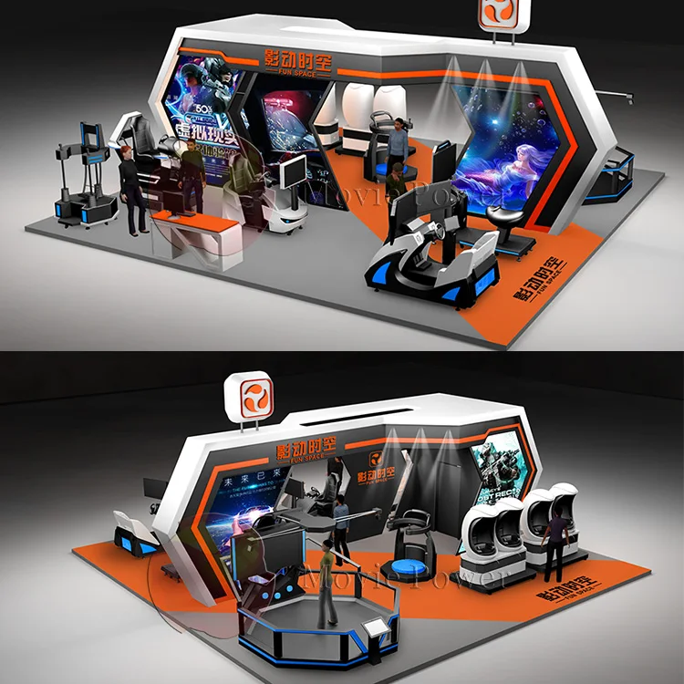 Buy Amus Park 80-100 Square Meter Virtual Reality Vr Amusement Park Simulation Buy Amus Park ...