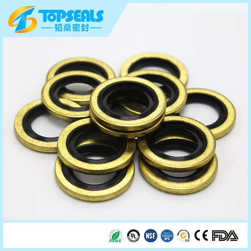 Top Seals Mechanical Bonded Seal Thick Bonded O Ring Rubber Metal ...
