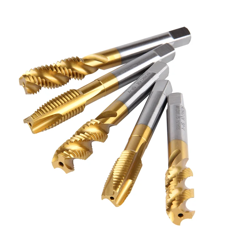 Hot Selling Hss Machine Taps Sprial Flute Thread Taps - Buy Thread Taps ...