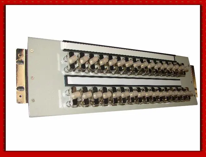 W-tel Network 24port Utp Sc/st/lc Odf Fiber Optic Krone Patch Panel ...