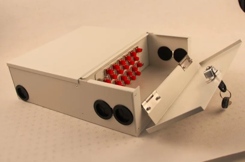 24-Core Wall Mount Optical Distribution Box | Fiber Distribution Frame ...