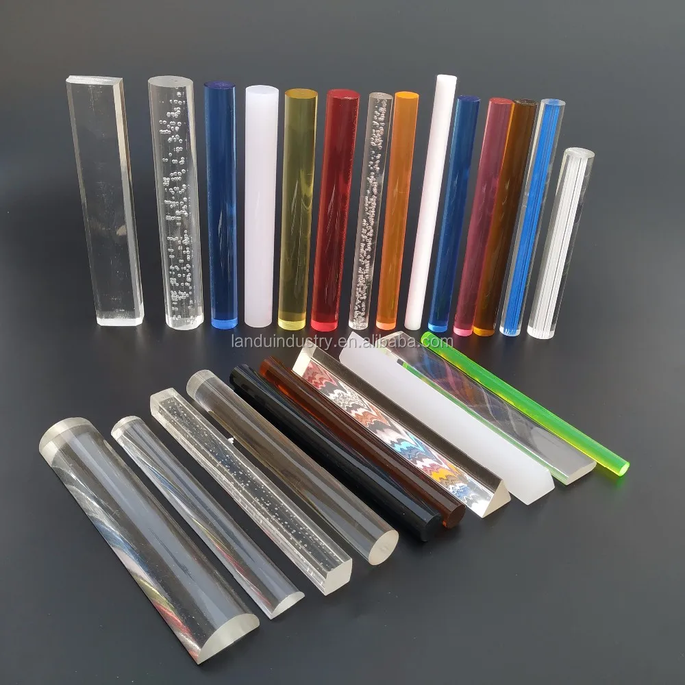 Landu Extruded Customized Acrylic Rod Acrylic Pole Acrylic Bar - Buy ...