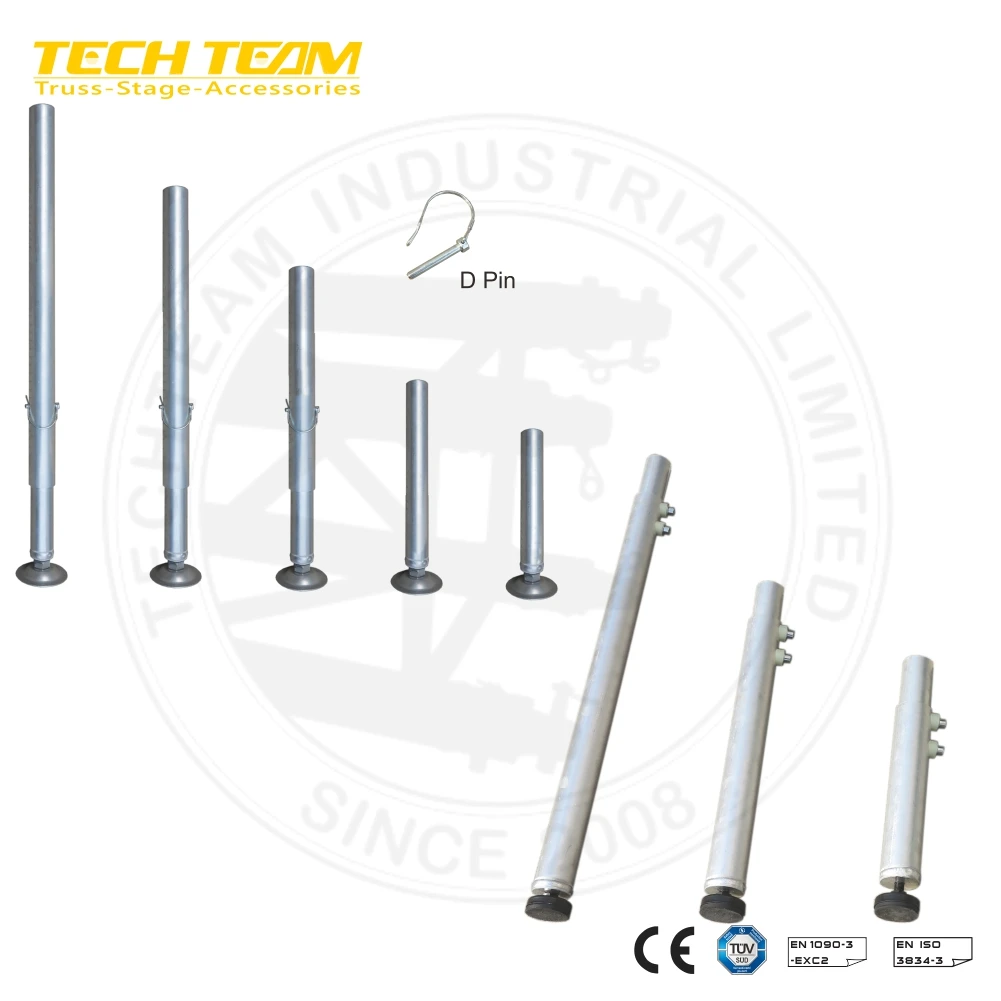 Adjustable Aluminum Telescopic Portable Stage Legs
