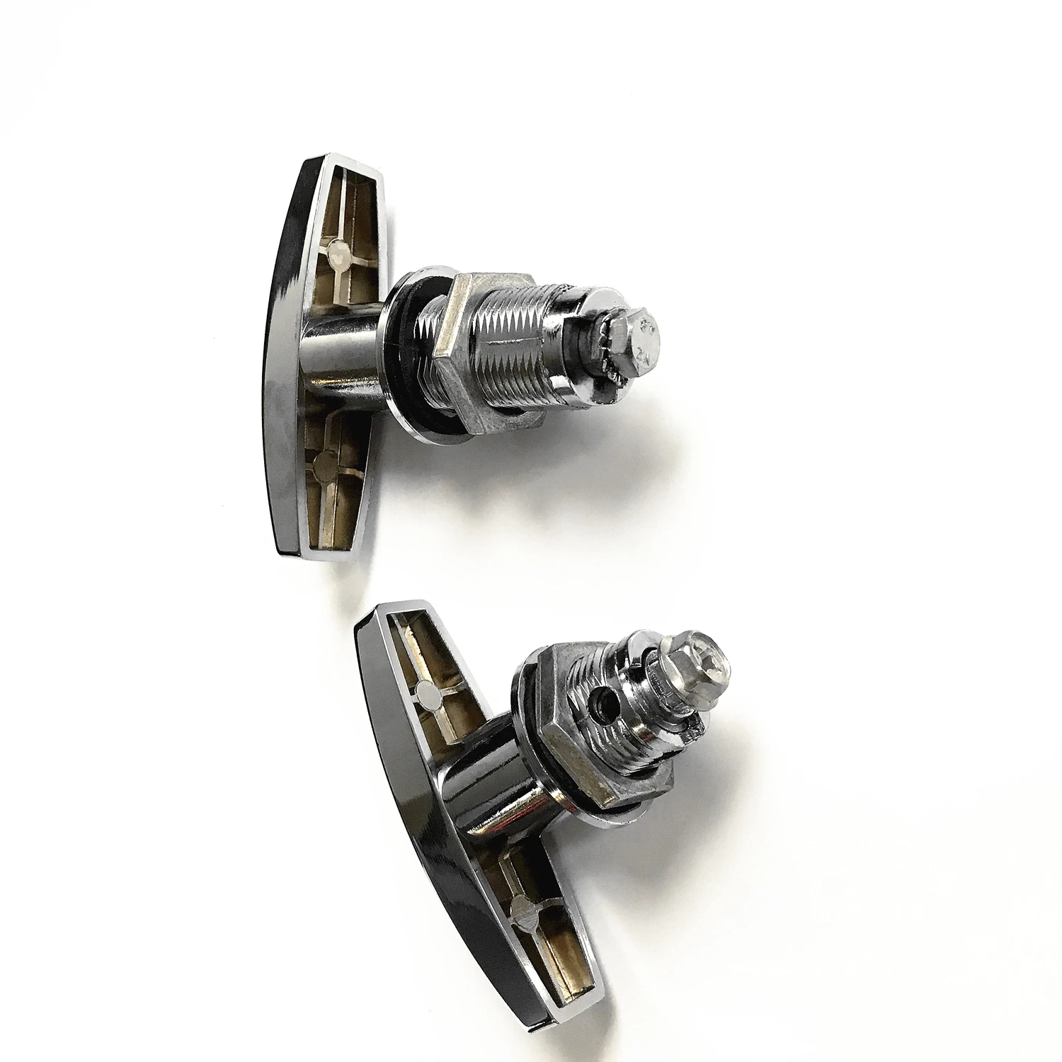 Bright Chrome Plating Zdc Electrical Panel Handle Lock Used On Cabinet ...