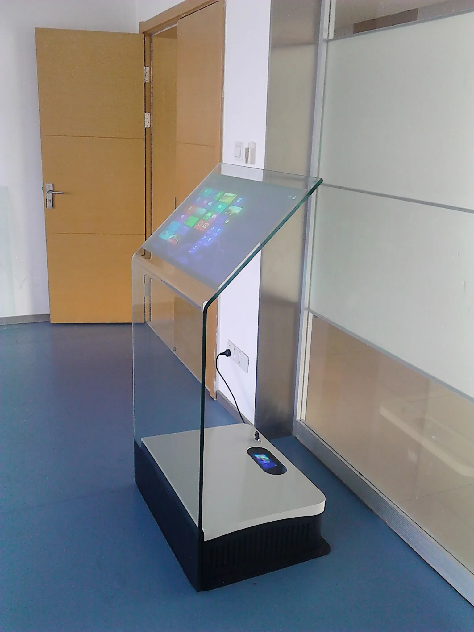 30" Interactive Holographic Transparent Touch Foil Kiosk, Holo ...