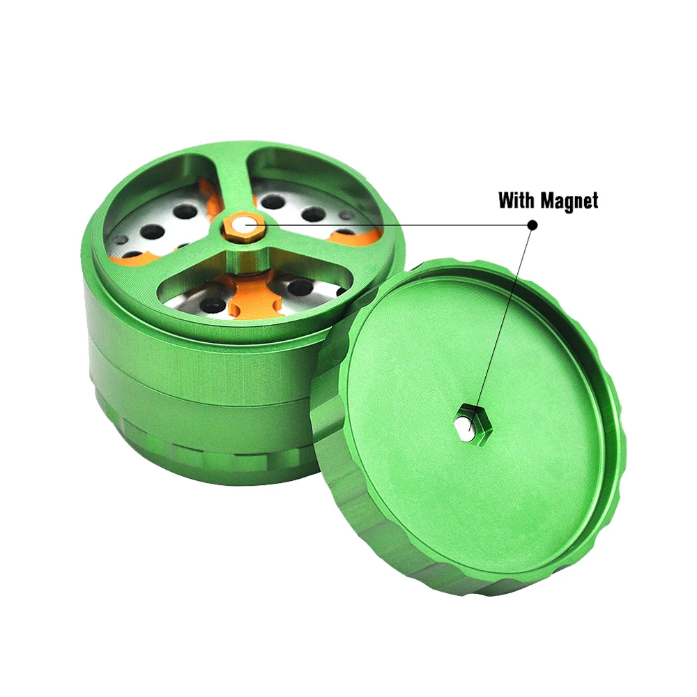 Popular And New Design 4 Layers Herbal Crusher Grinder Machine Smoking ...