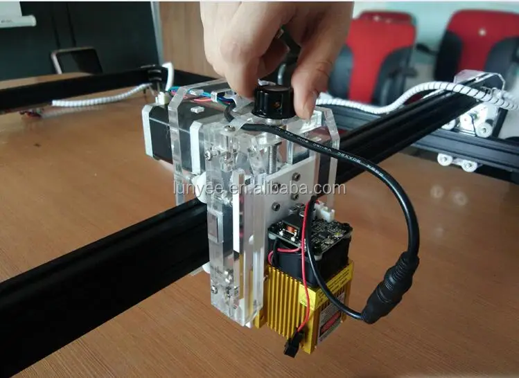 1X1 Meter Big Power 7.5w Laser Metal Engraver Machine