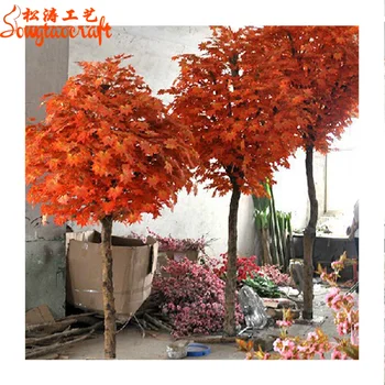 Customized Artificial Red Japanese Maple Tree For Decoration - Buy ...