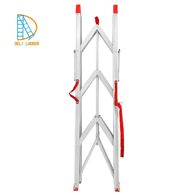 Single Side Folding Aluminum Stick Ladder - Durable & Versatile