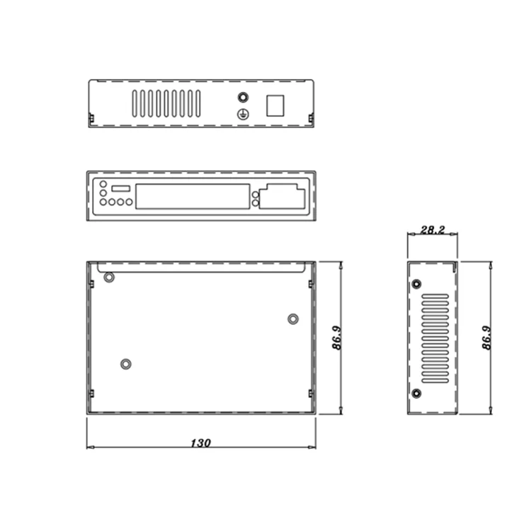 Rack Mount Enclosure For Electronic Device Cable Modem - Buy Rack Mount ...
