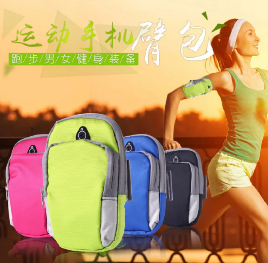 Waterproof Unisex Gym Fitness Running Bags Outdoor Sports Jogging Arm ...