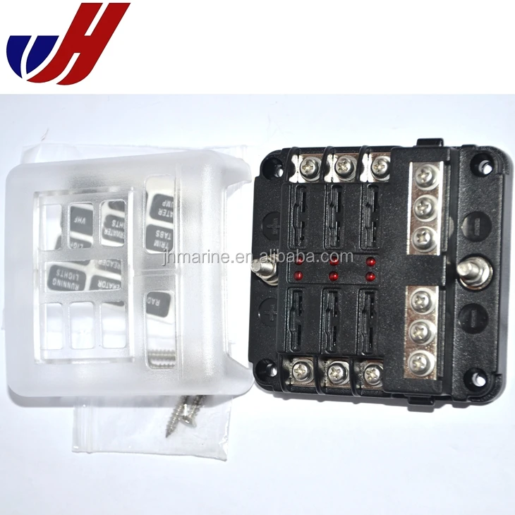 JH Universal 12 Way 12V Blade Marine Caravan Auto Car Fuse Box