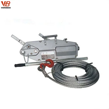 High Quality Tirfor 3.2ton Wire Rope Hoist Manual Pulling Cable Hoist ...