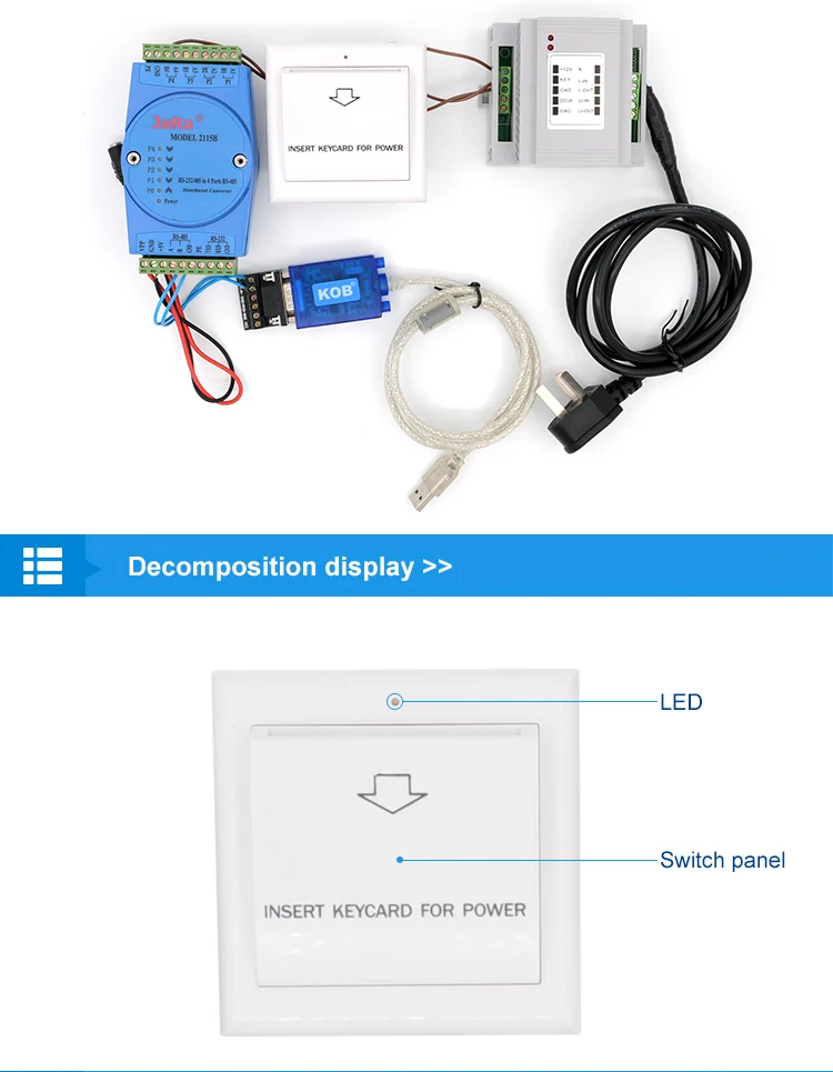 Hotel Electrical Room - Powersave Switch for Energy Efficiency